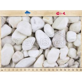 White Marble Pebbles 20-40mm